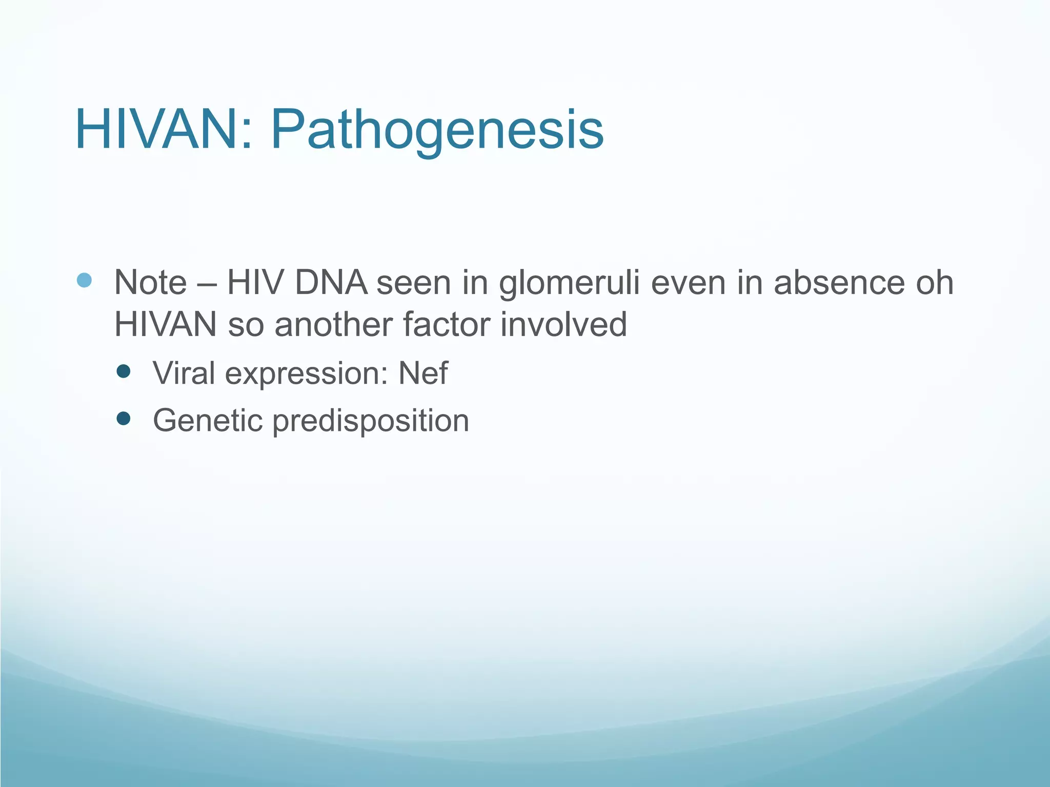 Renal Disease in HIV/AIDS | PDF