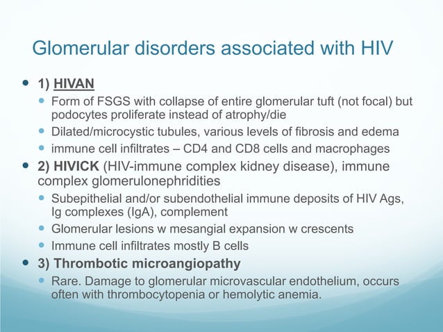 Renal Disease in HIV/AIDS | PDF