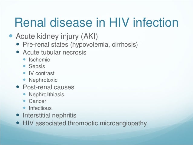 Renal Disease In Hivaids