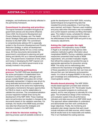 AIDSTAR-One Case Study: Rwanda's Mixed Epidemics | PDF | Infectious Diseases | Diseases and ...