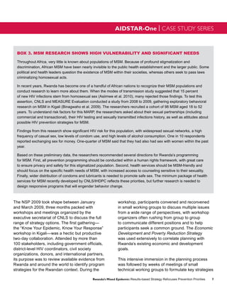 AIDSTAR-One Case Study: Rwanda's Mixed Epidemics | PDF | Infectious Diseases | Diseases and ...