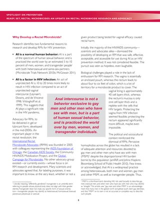 AIDSTAR-One Ready, Set, Rectal Microbicides: An Update on Rectal Microbicide Research and ...