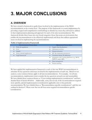 AIDSTAR-One Implementation of WHO's 2008 Pediatric HIV Treatment ...