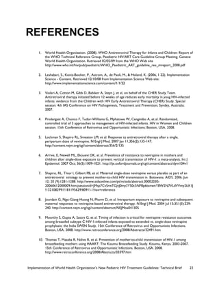 AIDSTAR-One Implementation of WHO's 2008 Pediatric HIV Treatment ...