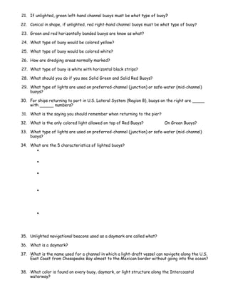 Aids to Navigation Notes | PDF