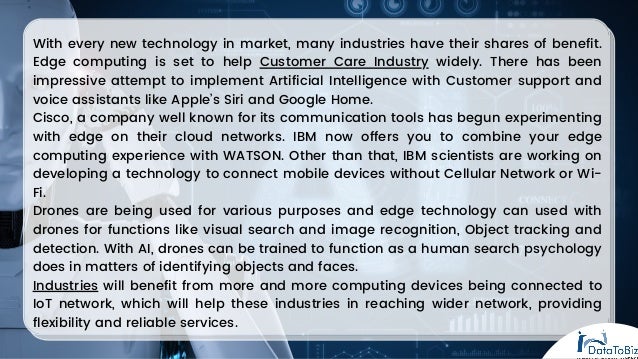 AI Edge Computing Technology: Edge Computing and Its Future | PDF
