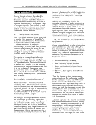 Risk Return Analysis - IT infrastructure - Risk Management | PDF