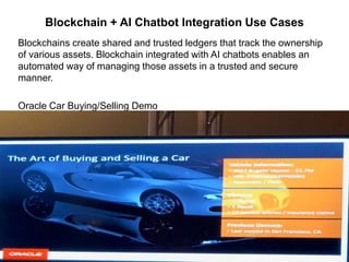 AIELA: Chatbot for Blockchain Emotion AI Platform | PPTX