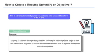 🔥 AI Engineer Resume For 2023 | CV For AI Engineer | AI Engineer CV ...