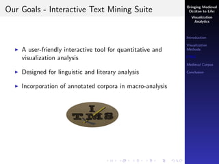 Data Visualization for Literary Analysis | PPT