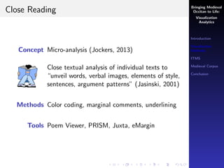 Data Visualization for Literary Analysis | PPT