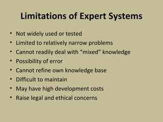 Artificial Intelligence and Expert Systems | PPT