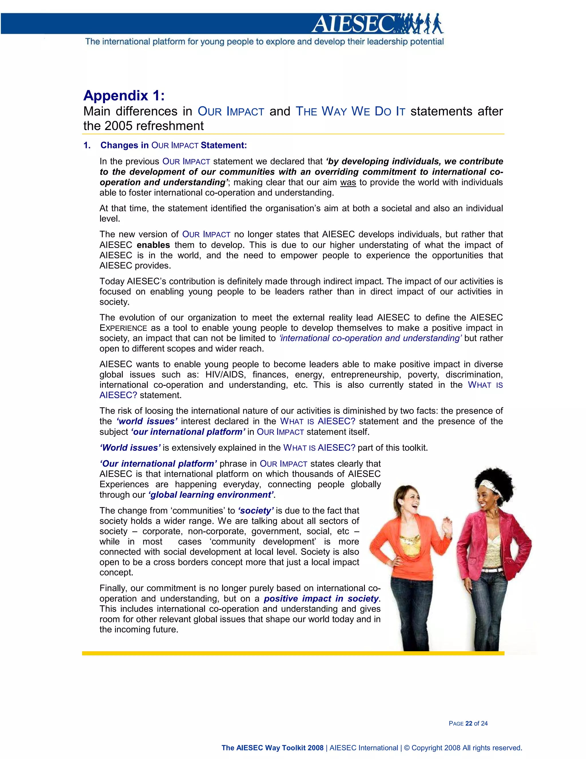 The AIESEC Way | PDF