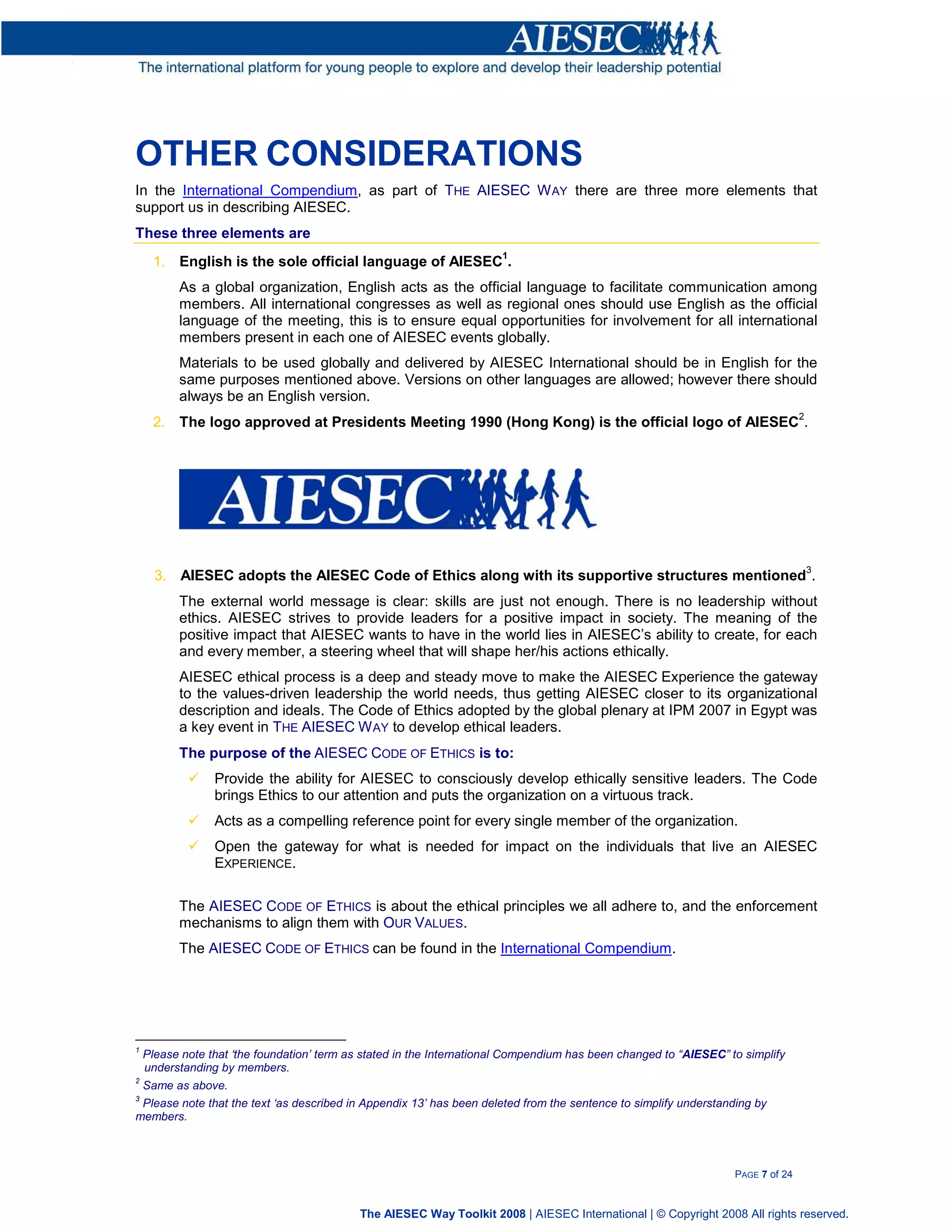 The AIESEC Way | PDF