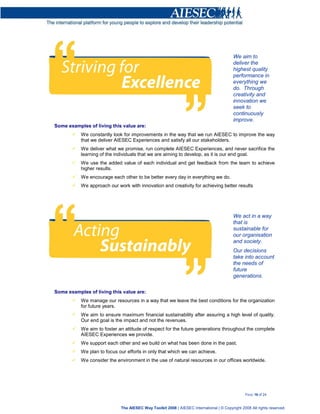 The AIESEC Way | PDF