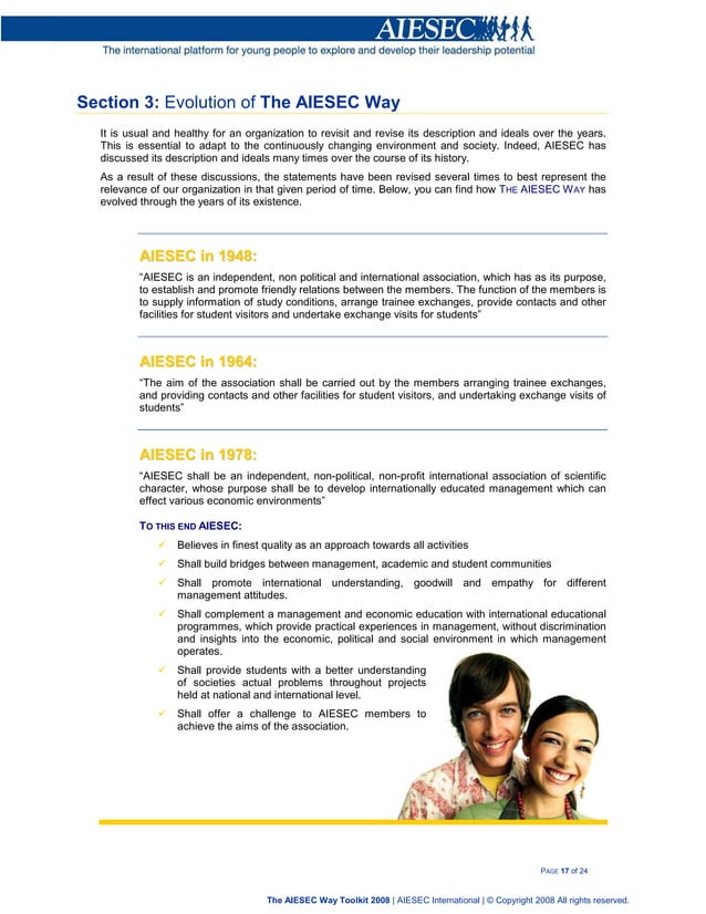 The AIESEC Way | PDF