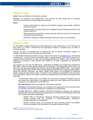 The AIESEC Way | PDF