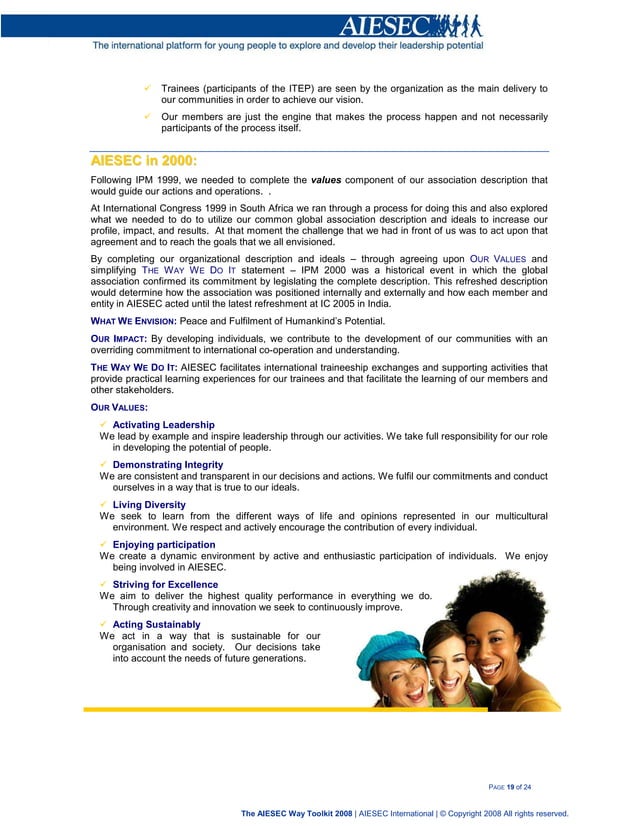The AIESEC Way | PDF
