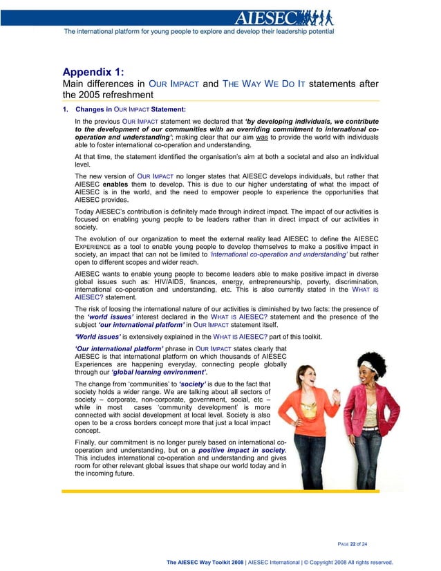The AIESEC Way | PDF