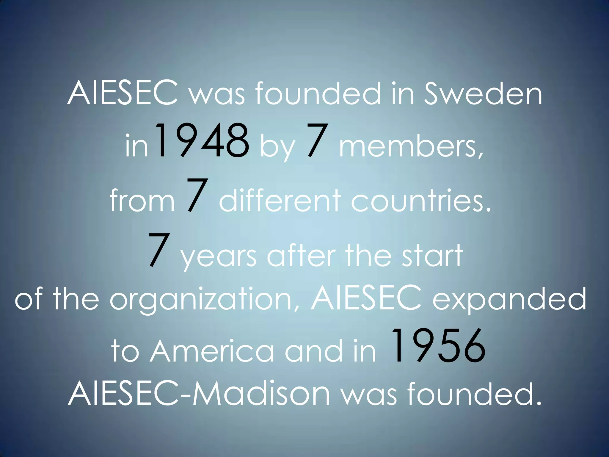 AIESEC -By the Numbers | PPTX | College Education | Education