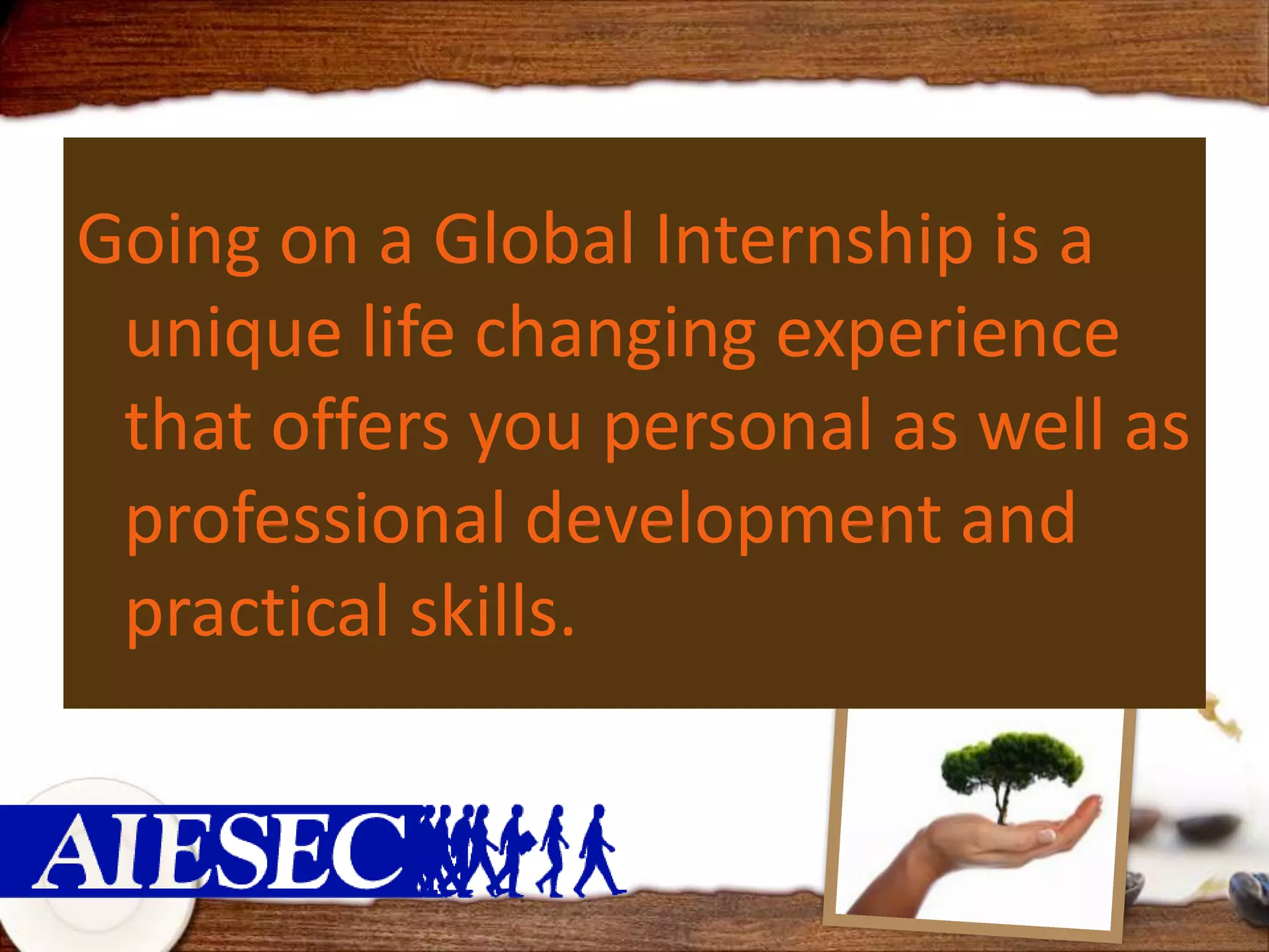 AIESEC STRATHMORE EXCHANGE CAMPAIGN | PPT