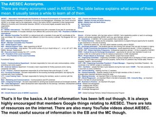 AIESEC 101 | PDF