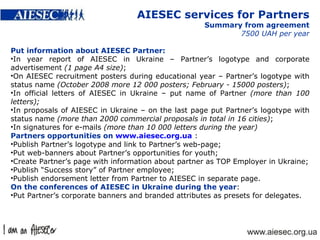 Aiesec 2008 2009 Report For Sandora | PPT