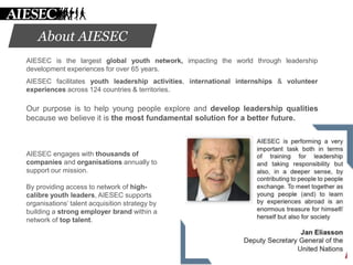Aiesec conferences | PDF