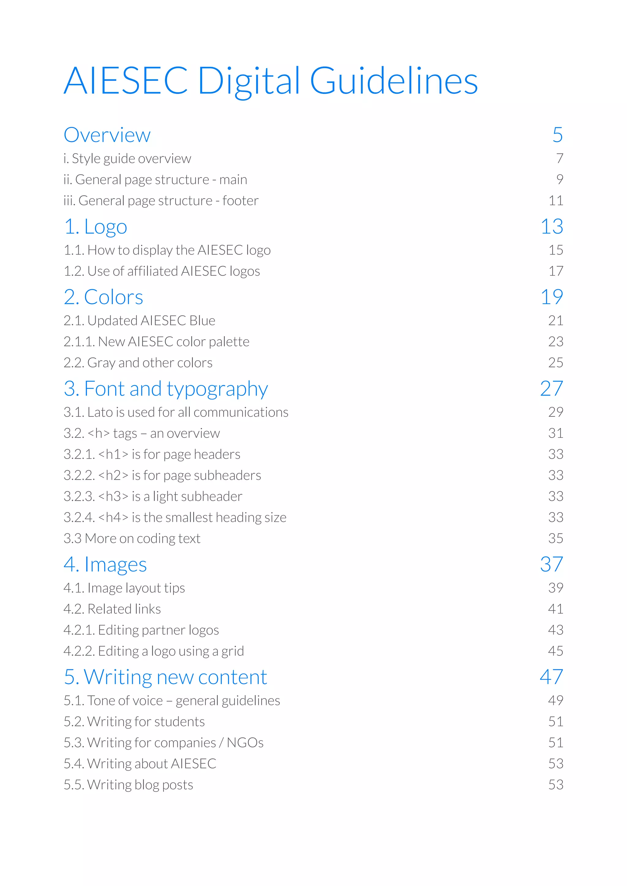 AIESEC digital guidelines | PDF