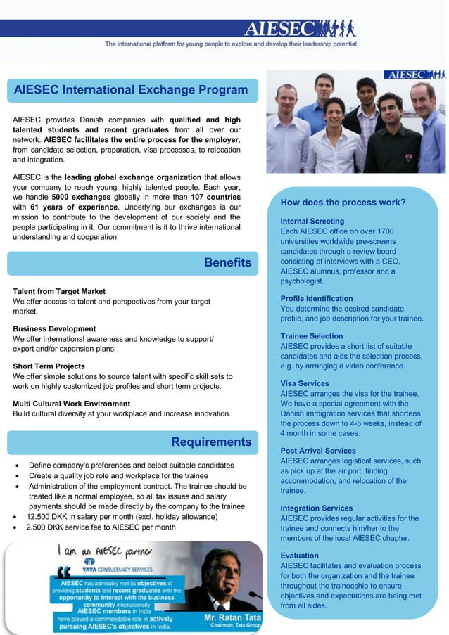 AIESEC CBS Exchange Program | PDF