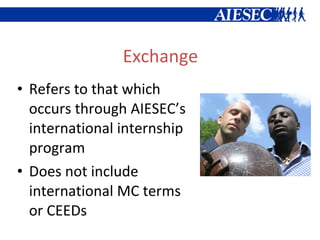 Aiesec experience | PPT | Education