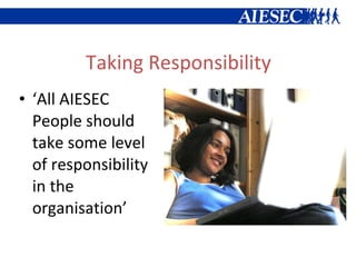 Aiesec experience | PPT