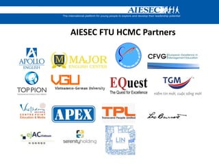 Aiesec ftu hcmc lead partnership proposal | PPT
