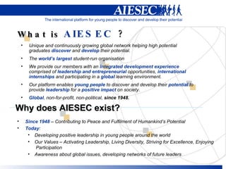 Discover The World Aiesec