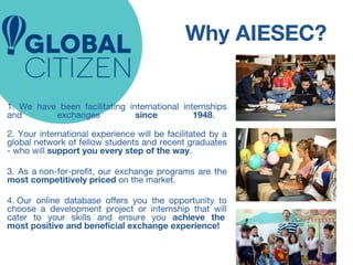 AIESEC Global Citizen Programme (GCP) | PDF