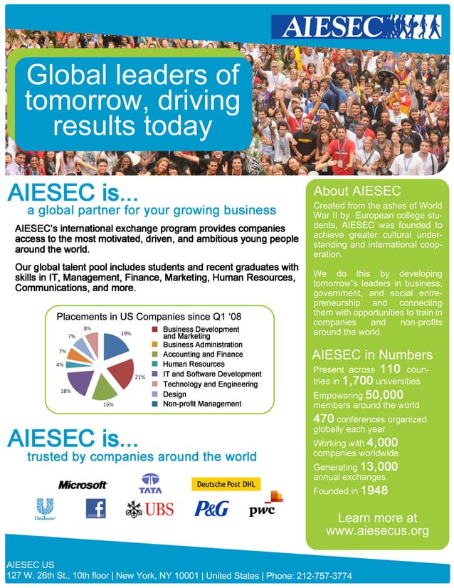 AIESEC Global Talent | PDF