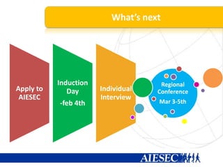 AIESEC gsu info event | PPTX | College Education | Education