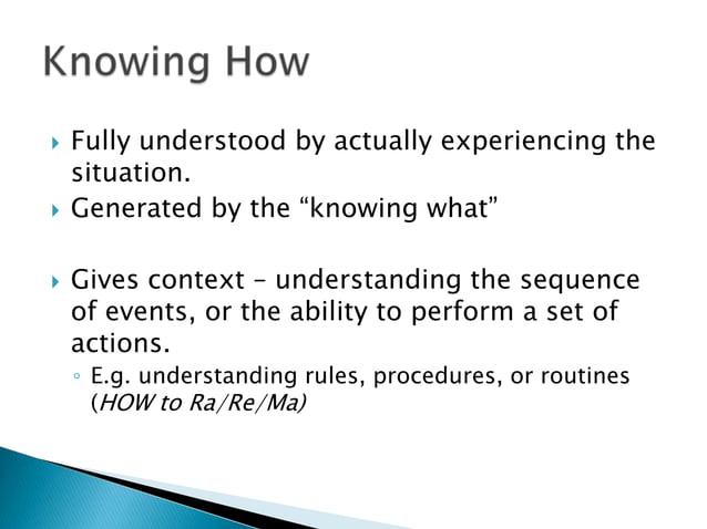 [AIESEC HCMC][IC] Knowledge Management Theory | PPTX | Science