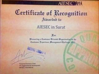 Aiesec in surat, india lc presentation | PPT