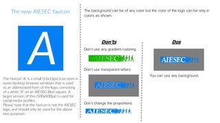AIESEC in Thailand Brand Toolkit 14-15 | PPT