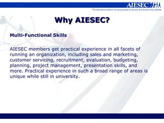 Aiesec introduction | PPT