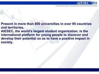Aiesec introduction | PPT