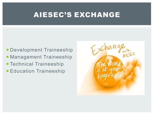 AIESEC Introduction | PPT