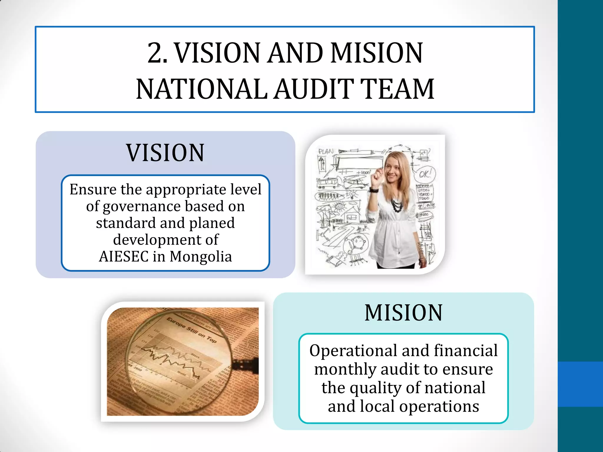 AIESEC Mongolia | National Audit Team | Presentation | PDF
