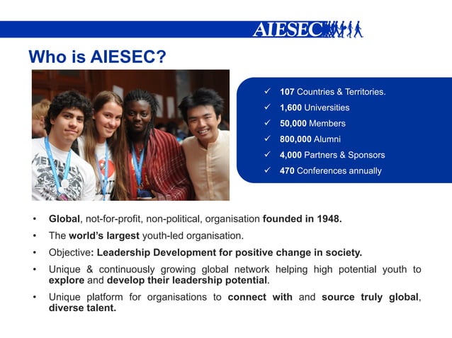 AIESEC - About our GLOBAL PARTNERS | PDF | Large Business | Business