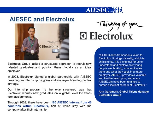 AIESEC - About our GLOBAL PARTNERS | PDF | Large Business | Business