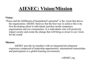 AIESEC - Strategic Planning | PPTX