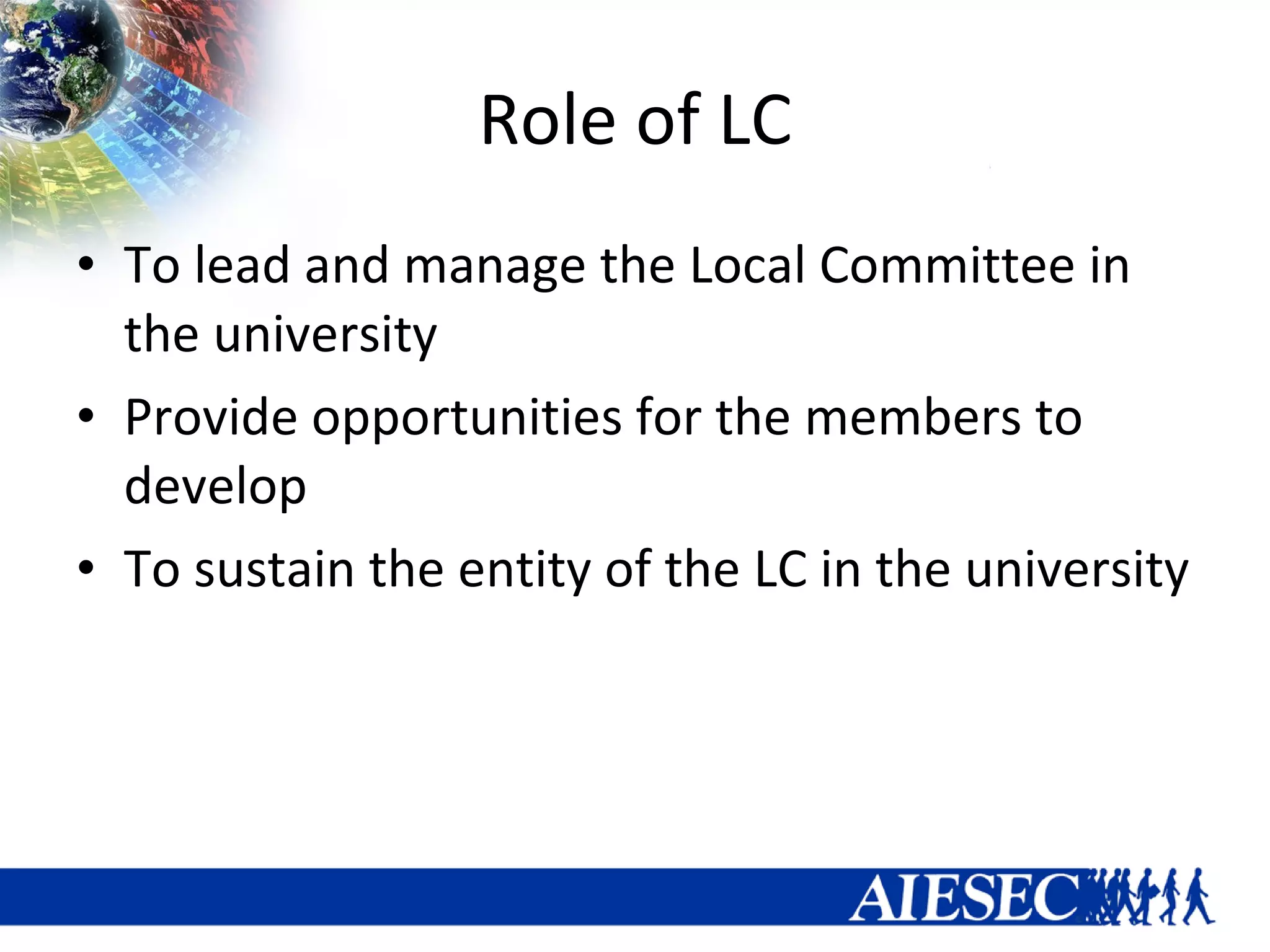 Aiesec structure | PPT