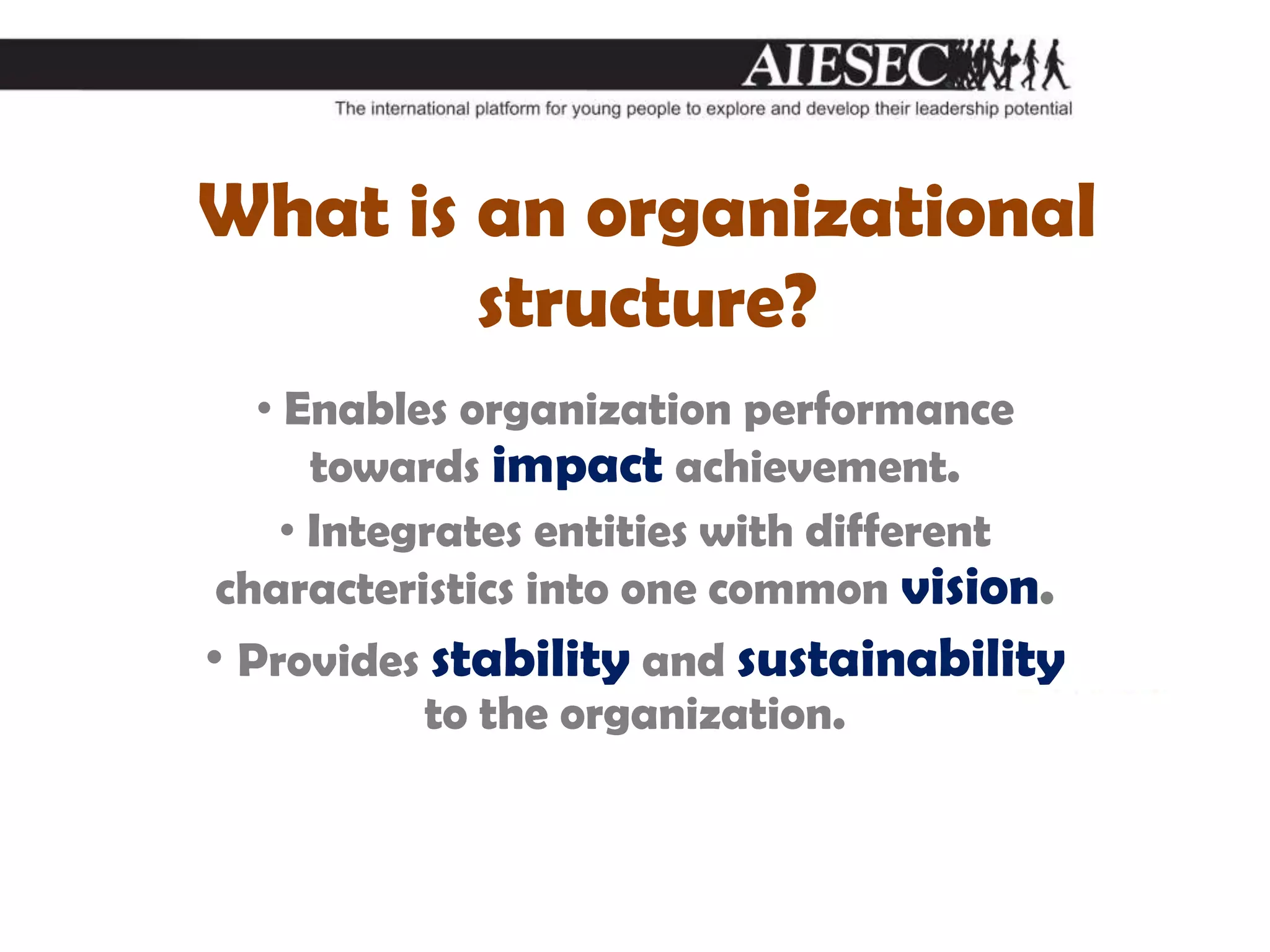 AIESEC structure | PPTX
