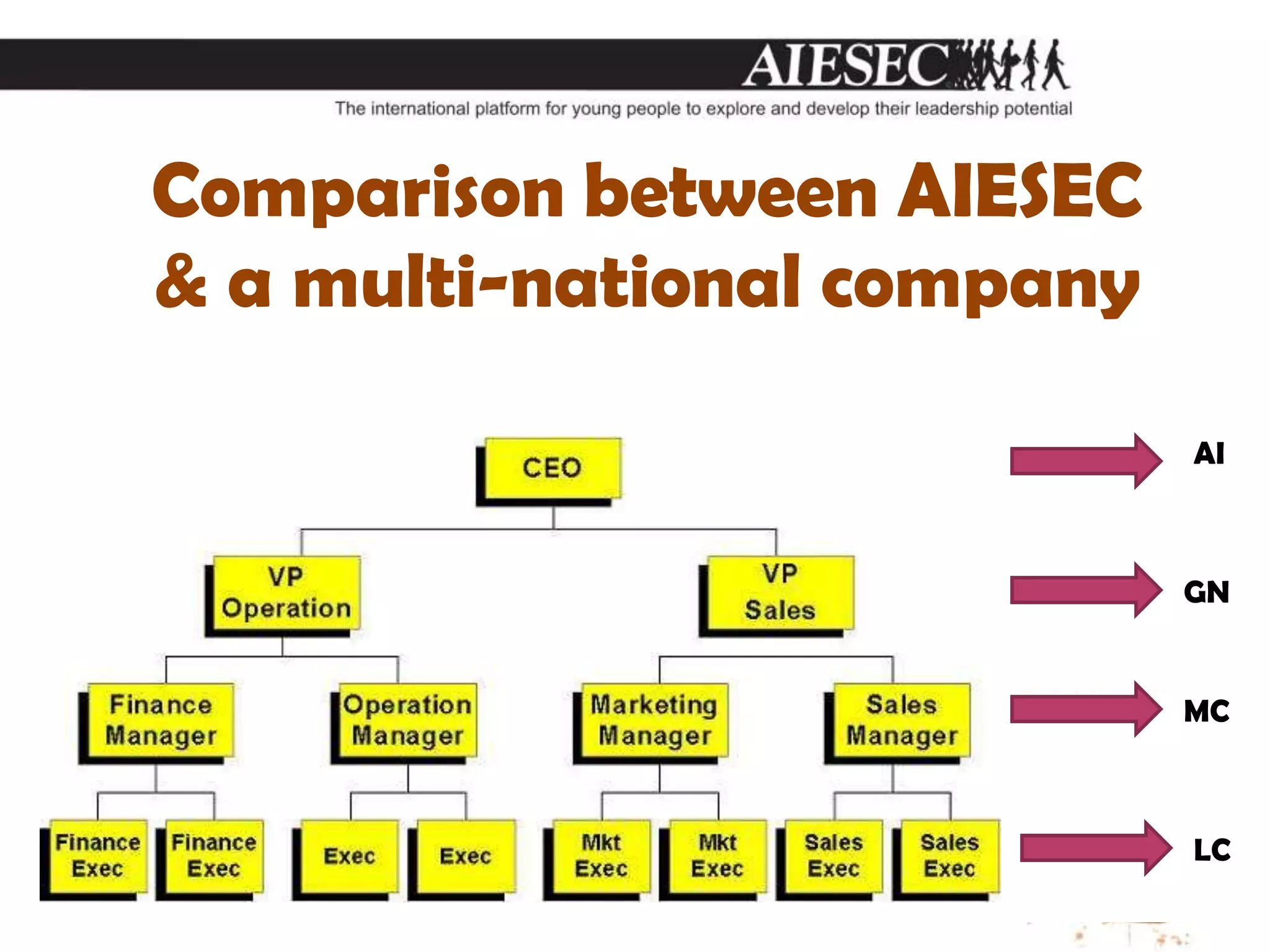AIESEC structure | PPTX